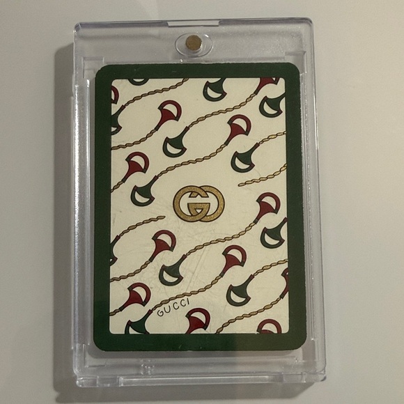 Gucci | Accessories | Gucci Luxury Vintage Gg Horsebit Playing Card Of ...